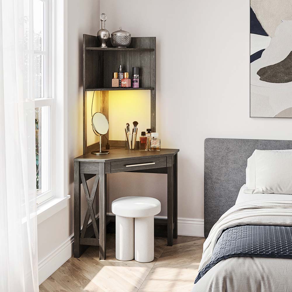 Bedroom small corner desk store