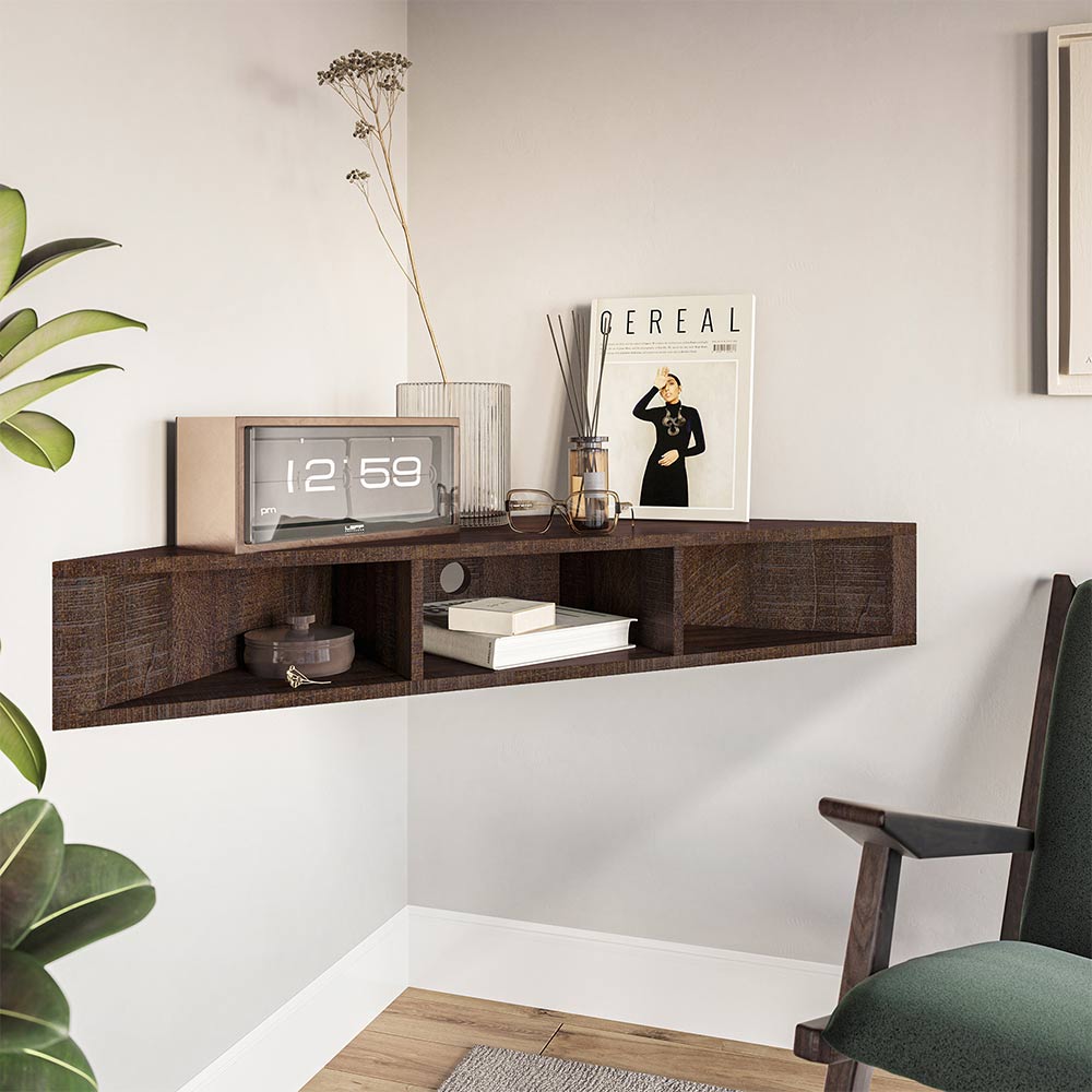 Russel Floating Corner TV Stand for TVS Up to 50